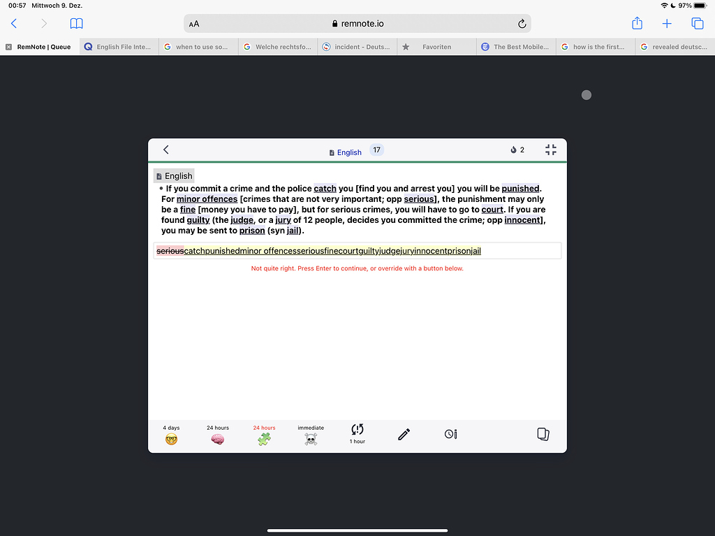 Issue with clozes - Bug Reports - RemNote