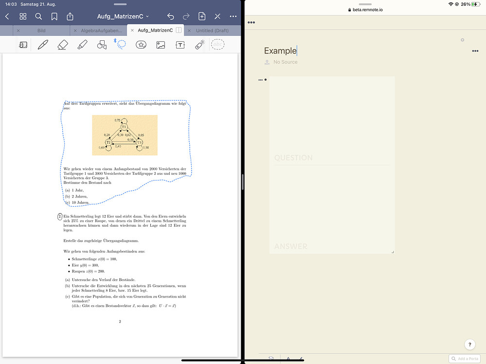 Handwritten Flashcards - Feature Requests - RemNote