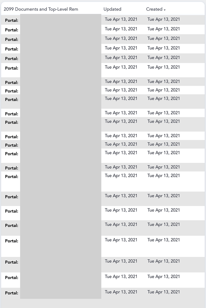 Multiple portals created automatically - Bugs - RemNote