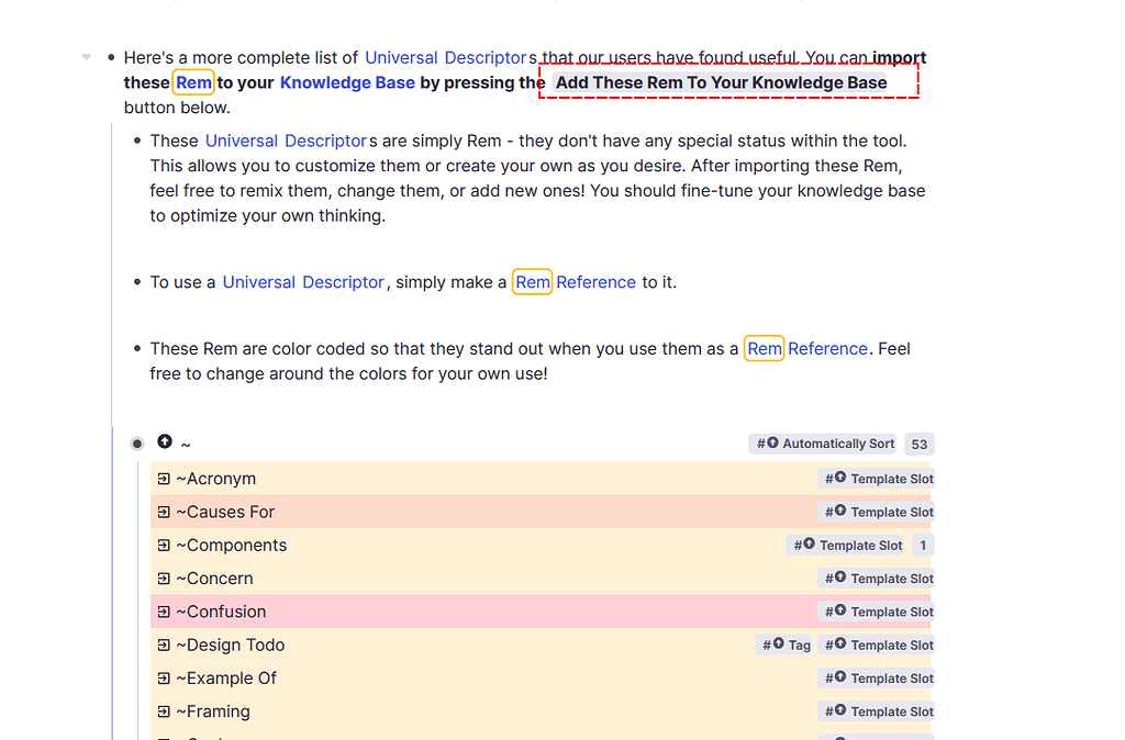 Can not import Universal Descriptors from Official Doc - Beta RemNote ...