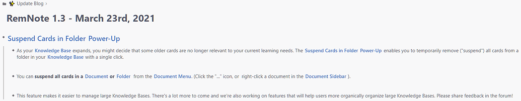 Exclude an Entire Document/Folder from the Main Queue - Feature Requests - RemNote