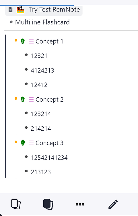 Flashcard with colapsed rems - Learning RemNote - RemNote