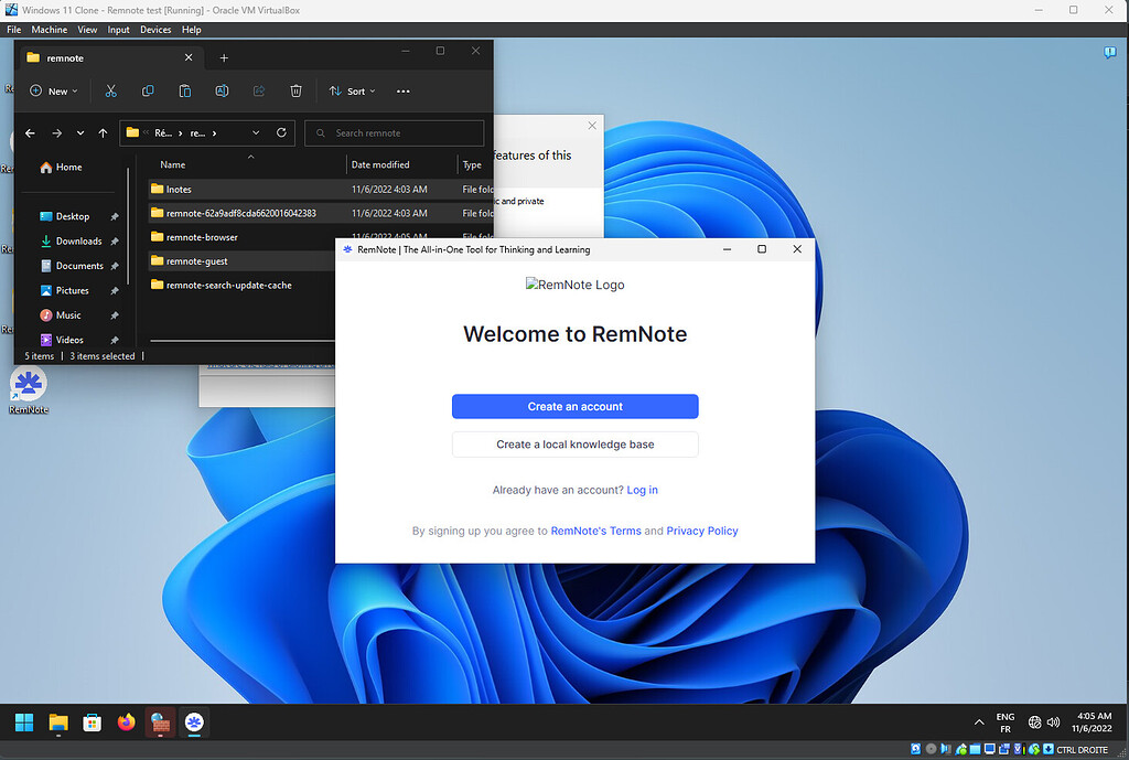 Offline app doesn't work to recover database - RemNote