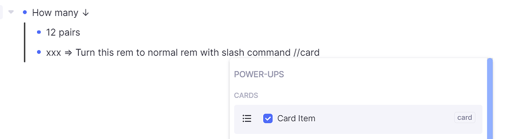 Card list - remove children from the flashcard - Learning RemNote - RemNote
