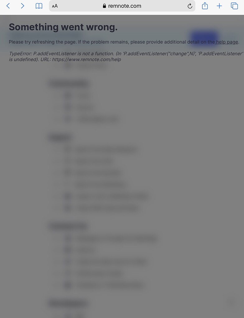 Unable to click “sign in for free” button on iPad and iPhone - Bug Reports - RemNote