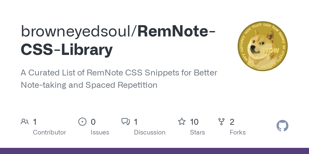 Easily Discernible Inline Card Layout - CSS - RemNote