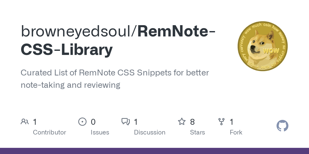 Modern Dark Mode - CSS - RemNote